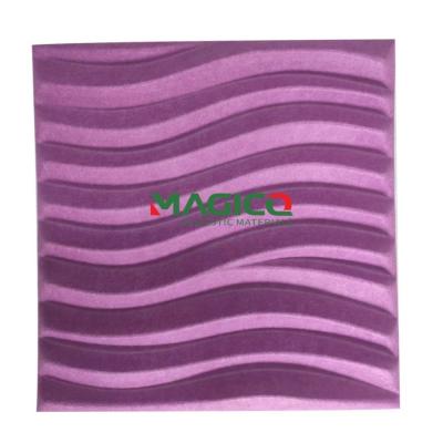 China Innovative 3D Acoustic Panel Offering Excellent Sound Absorption Coefficients for sale