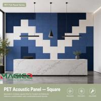 China Moisture Resistant Polyester Fiber Acoustic Panel Ideal For In Sports Facilities To Control Noise for sale
