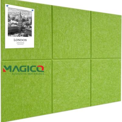 China Eco Friendly Polyester Fiber Acoustic Panel Perfect For Improving Sound Indoors for sale