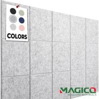 China Impact Resistant Polyester Fiber Acoustic Panel Providing Durable Acoustic Treatment For Traffic Areas for sale