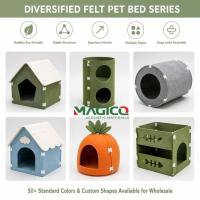 China Castle Block Modular Cat Castle With Battlement Roof For Climbing And Vertical Play In Active Cat Households for sale