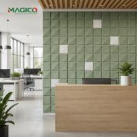 China Customized Polyester Fiber Acoustic Panel 3D Eco Friendly For Office Building for sale