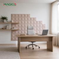 China Customized Polyester Fiber Acoustic Panel 3D Eco Friendly For Office Building for sale