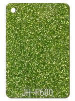 China 3mm Apple Green Glitter PMMA Acrylic Sheet Panel Home Ceiling Light Wall Hotel Decor for sale