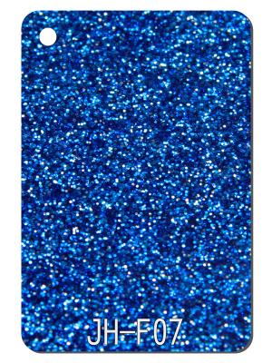 China Colorful Blue Glitter Acrylic Sheets Panel Home Christmas Tree Crafts Cutting for sale