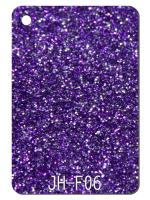 China Purple Glitter PMMA Acrylic Sheet Panel For Hangbag Earrings for sale