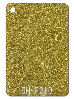 China 1220x2440mm Gold Glitter Acrylic Sheets House Wall Light Box Decor Eco Friendly for sale