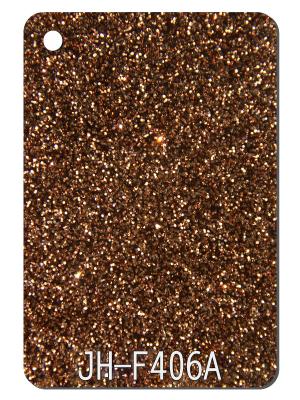 China Brown Sparkle Acrylic Sheet Gift Packaging Box Jewely Decoration for sale