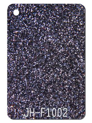 China 3MM Thick Dark Gray Glitter Acrylic Sheets Home Handbag Gift Box Light Decoration for sale