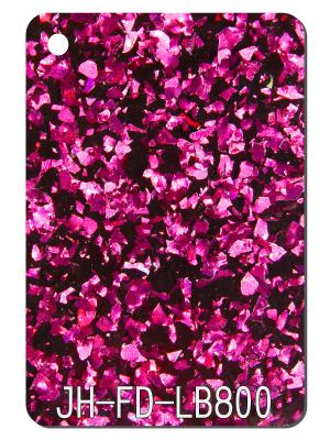 China 4ftx8ft Rose Red Black Chunky Glitter Acrylic Sheet Kitchen Cabinet Door Decor for sale