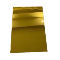 China 6mm Gold Silver Mirror Cast Acrylic Plastic Sheet Home Furniture Decor Unbreakable for sale