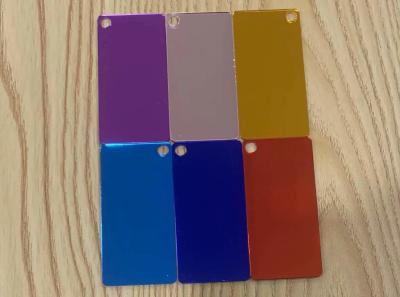 China 1mm Thick Plexiglass Mirror Sheets Cast Acrylic Plastic Board for sale