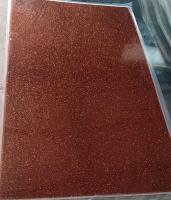 China 12x20 Inch Red Glitter Cast Acrylic Sheet For DIY Earrings Crafts for sale
