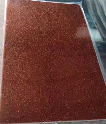 China 12x20 Inch Red Glitter Cast Acrylic Sheet For DIY Earrings Crafts for sale