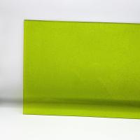 China Fresh Green Color Glitter Shimmer Cast Acrylic Sheet Laser Cut 1/8 In Thick for sale
