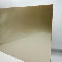 China Champagne Gold Mirror Sheet 1830x1220mm Cast Acrylic Plastic Panel Crafts for sale