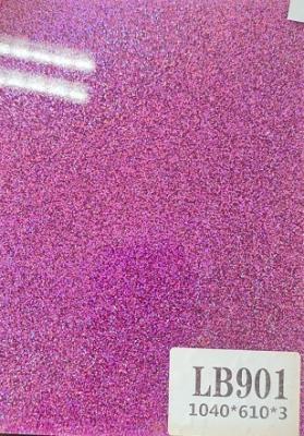 China 1/8 in Purple Glitter Shimmer Cast Acrylic Sheet Panel for Art Crafts for sale