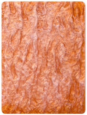 China Orange Starry Sky Marbling Pattern Pearl Acrylic Sheets For Lighting Decor for sale