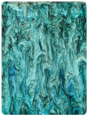 China 2440x1220mm Pearl Acrylic Sheets Teal Green Starry Sky Marbling Pattern for sale