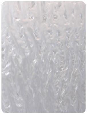 China White Pearl Acrylic Sheets 4ftx8ft For Hangbag Decor for sale