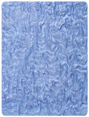 China 1/8 In Light Blue Pearl Marbling Cast Acrylic Sheet Home Furniture for sale