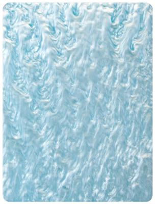 China Light Blue Pearl Marbling Perspex Cast Acrylic Sheet 3mm Thickness for sale