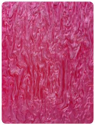 China Rose Red Pearl Marbling Cast Acrylic Perspex Sheets Anti Scratch Moisture Resistance for sale