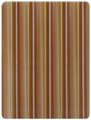 China Brown Striped Cast Pattern Acrylic Sheets Panel  24X40 Inch for sale