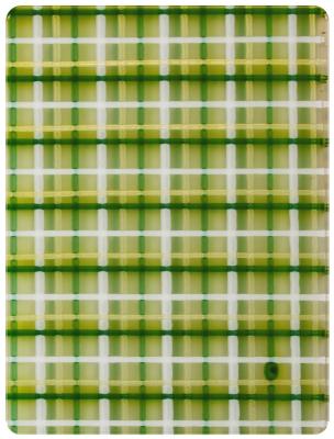 China 1/8 Inch Green Grid Cast Pearl Acrylic Sheets Board 1.2g/cm3 Density for sale