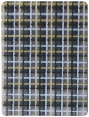 China SGS Black Grid Cast Pearl Acrylic Sheets for Hangbag Accessories for sale