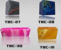 China New design high quality clear marble square rectangle acrylic bar led decoration rod colored acrylic for sale