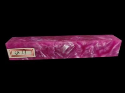China Flower Pattern Color Acrylic Rods Plastic Rod for Led Lighting Advertise Knife Handle for sale