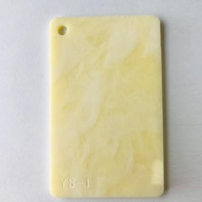 China yellow color marble plastic sheet Hot Selling Cast 3mm PMMA Sheet Colorful cloudy Acrylic Plastic Sheet for sale