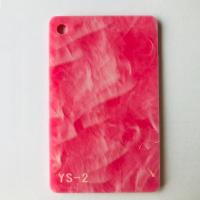 China red color marble plastic sheet Cast 3mm PMMA Sheet cloudy Acrylic Plastic Sheet for laser cutting for sale