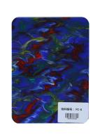 China Deep Blue Oil Painting Pattern Acrylic Sheet 1/8 inch For Decoration for sale