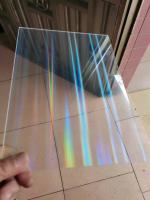 China Iridescent Textured Gradient Acrylic Sheet 3mm Holographic Blue for Laser Cutting Anime Key Chain for sale