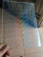 China Iridescent Gradient Acrylic Sheet 3mm Holographic Stars for Laser Cutting Anime Key Chain for sale