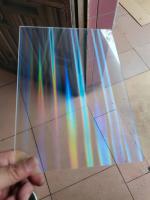 China Iridescent Gradient Acrylic Sheet 3mm Holographic Stars for Laser Cutting Anime Key Chain for sale