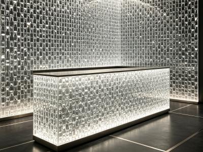 China Diamond Grid Texture Acrylic Panel Sheet PMMA Material With Cutting Processing Service for sale