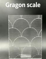 China 10mm Diamond Grid Texture Acrylic Panel Sheet PS Material With Cutting Processing Service for sale