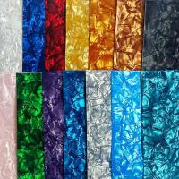 China Colorful Pearloid Mother Of Pearl Celluloid Sheet Accordion Instrument Decor for sale