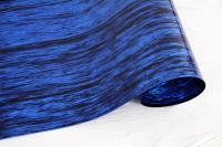 China Black White Striped & Blue Striped Pearloid Celluloid Sheet, Instrument Decor For Accordion & Drum for sale