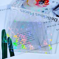 China 3mm Holographic Star Iridescent Gradient Acrylic Sheet Laser Cut PMMA Panel for Anime Keychain DIY Craft for sale