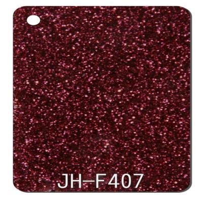 China 3-15mm Thick Glitter Acrylic Sheets 40x24 Inch Red Brown Plexiglass Plastic Custom for sale