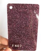 China 3-15mm Thick Glitter Acrylic Sheets 40x24 Inch Red Brown Plexiglass Plastic Custom for sale