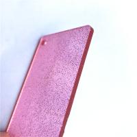China Pink Transparent Glitter Laser Cutting Plexiglass PMMA 1 8 Inch Acrylic Sheet for sale