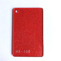 China Red Glitter Acrylic Sheets 3mm Custom Cutting Plastic Panels 48x96 Inches for sale