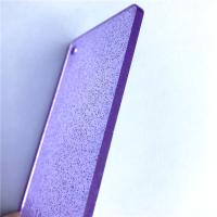 China Purple 4x8 Glitter Acrylic Sheets SGS Transparent Plastic Board for sale