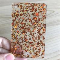 China Glitter Decorative Plexiglass Wall Panels 24 By 36 Acrylic Sheet 3mm For Crafts for sale