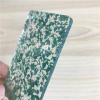 China Custom Glitter 3mm Thick Acrylic Sheet Transparent Blue SGS for sale